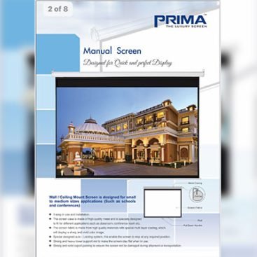 Manual Projection Screens - Prima