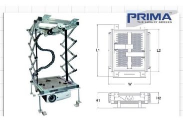 ALR Projector Screen, Motorized Projector Screen Manufacture in India